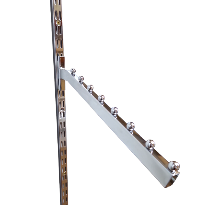 Twin slot 9 Ball Sloping arm - One Stop Shopfittings